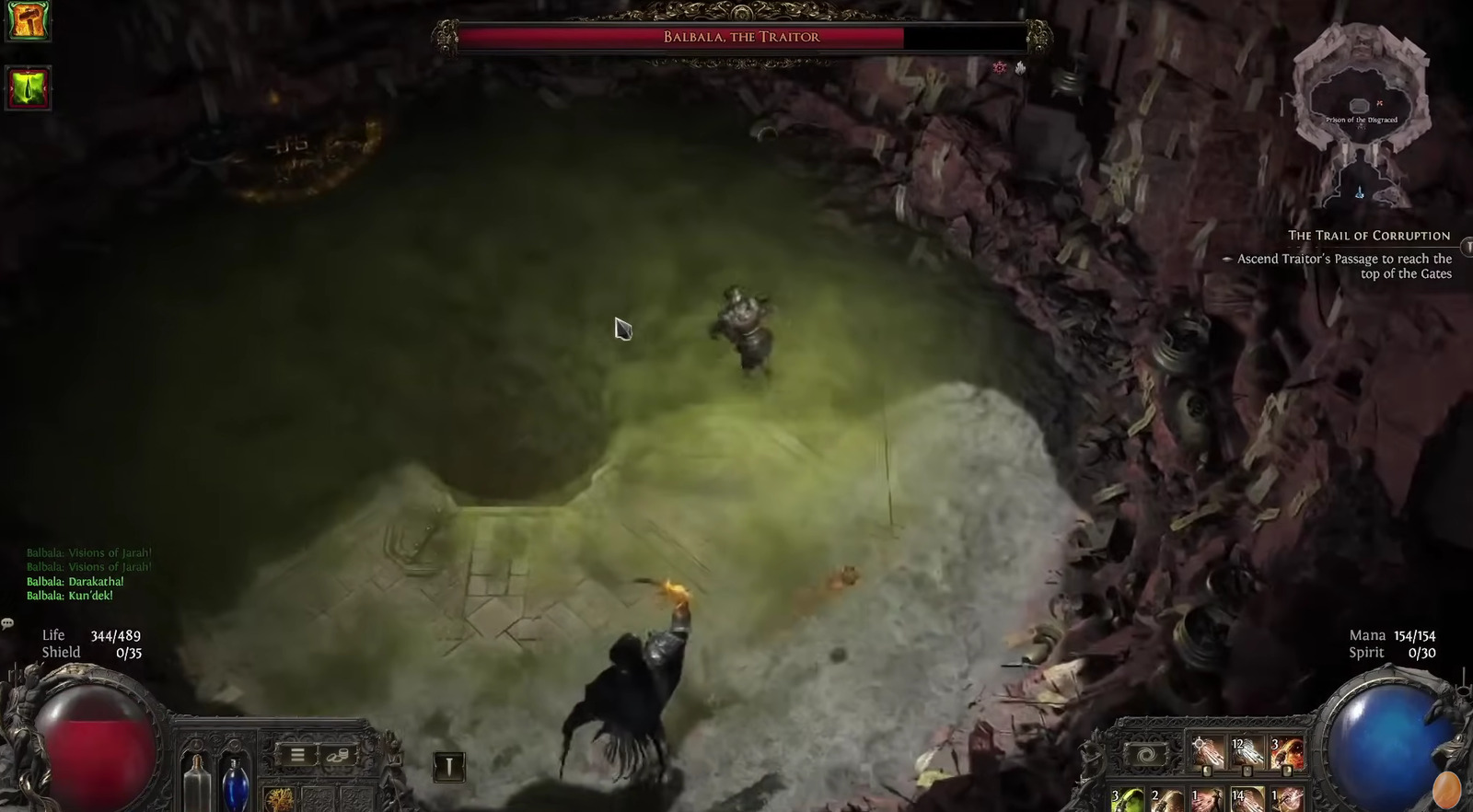 How to beat Balbala in in Act 2 Path of Exile 2. Guide on how to defeat invisible boss Balbala ...