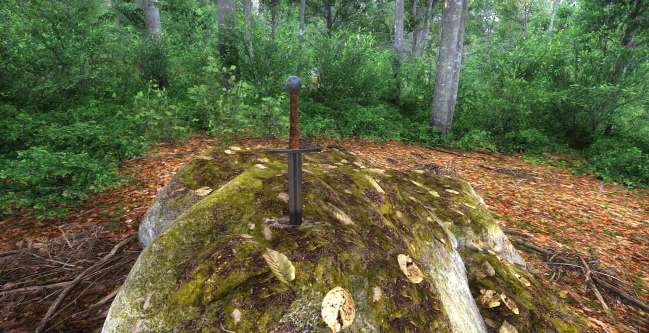 How to find Excalibur secret in KCD2. Location of Sword in Stone easter ...