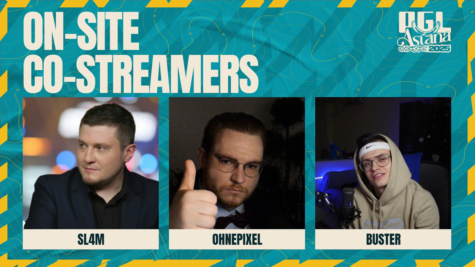 Бустер и SL4M будут кастить PGL Astana с арены — Escorenews