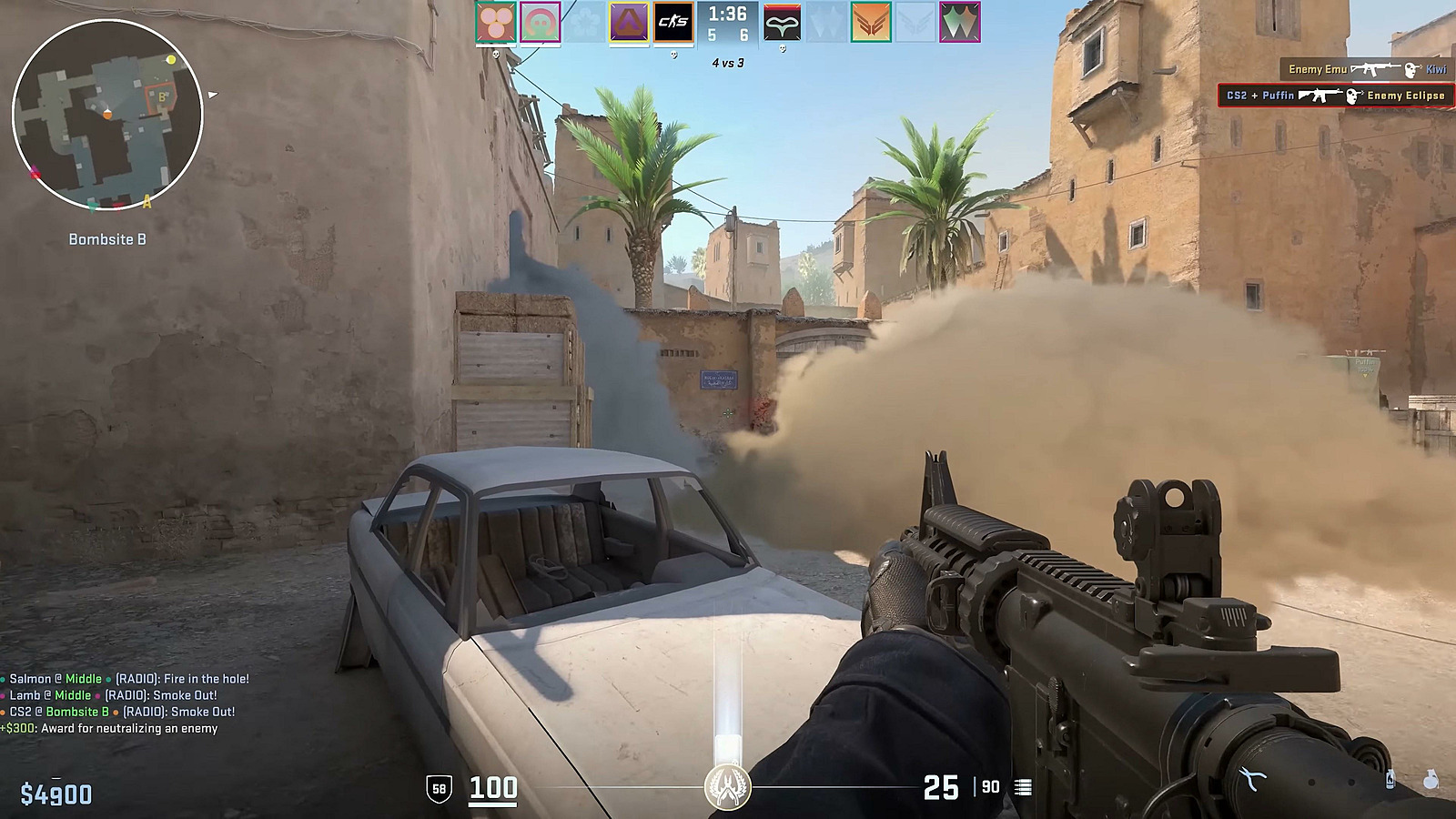 How to better see in smokes in CS2. Best settings to spot players in ...