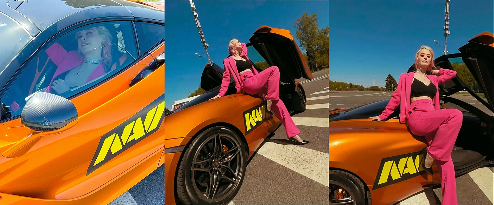 Жена BoombI4 провела фотоссесию в поддержку NAVI на PGL Major Antwerp ...