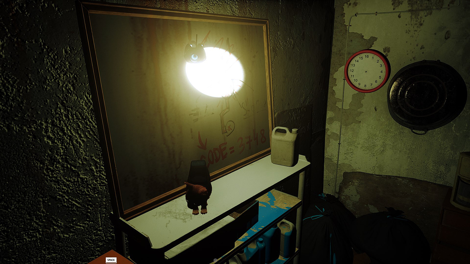 What is the code to unlock the door in The Flat in Stray walkthrough ...
