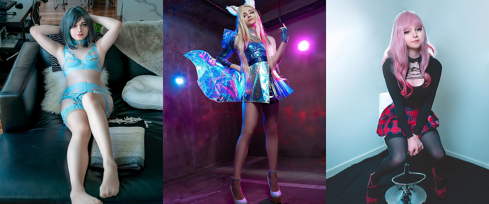 Sneaky представил ещё один женский сексуальный косплей в чулках и нижнем белье — Escorenews