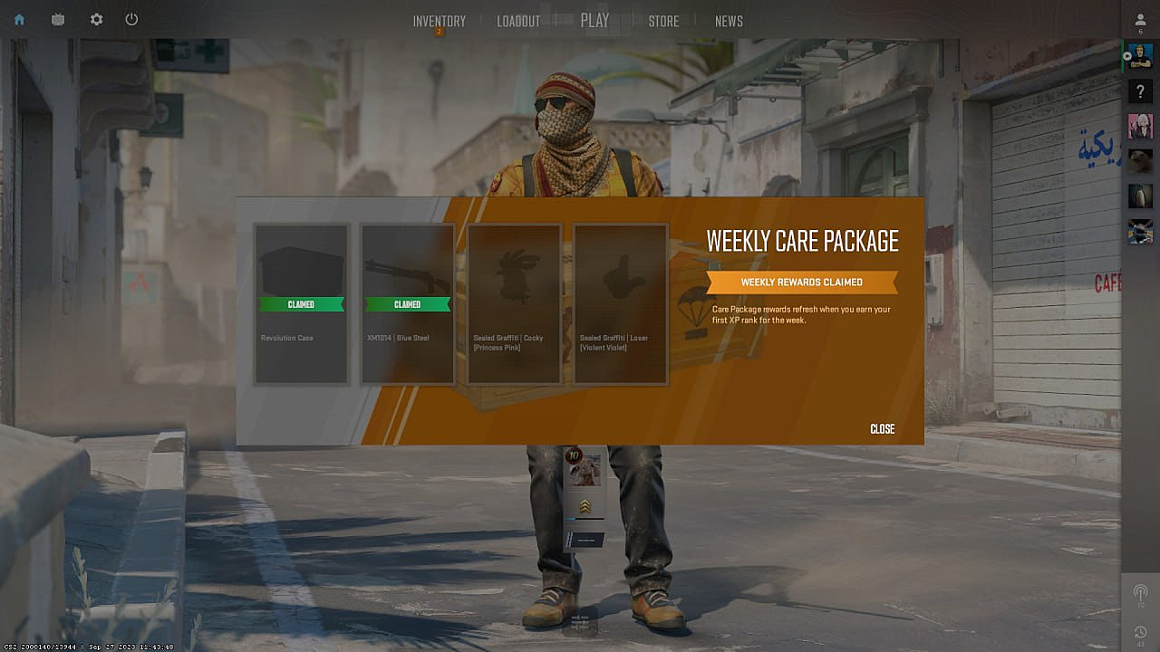 Valve changes weekly skin/case drops in CS2. How to get Care Package rewards in CS2 — Escorenews