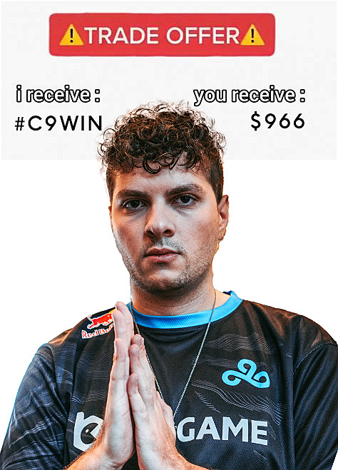 Мы получаем победу, а вы — 966 долларов. Cloud9 поиздевалась над PERA после победы на RMR ...