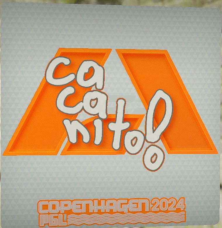 Ax1le was denied to put "Sex" in his CS2 Major sticker, CacaNito drew ...