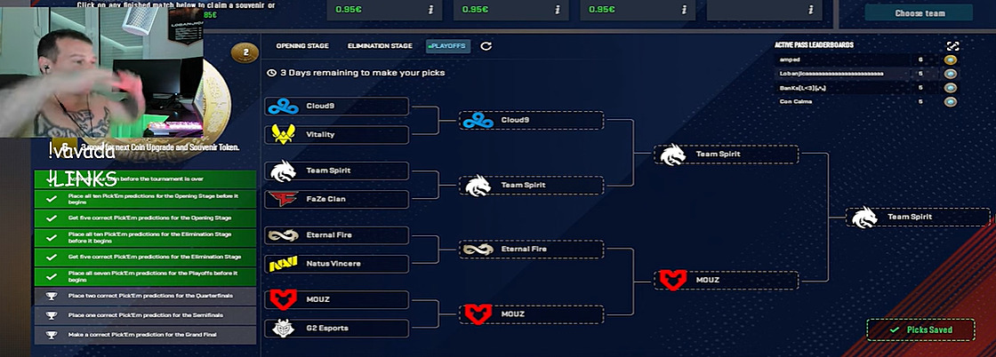 Best Playoff Pick'Ems for PGL CS2 Major Copenhagen 2024 from pro players and talent. When ...
