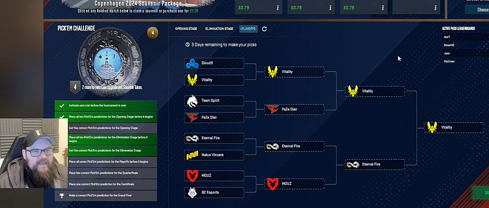 Best Playoff Pick'Ems for PGL CS2 Major Copenhagen 2024 from pro ...