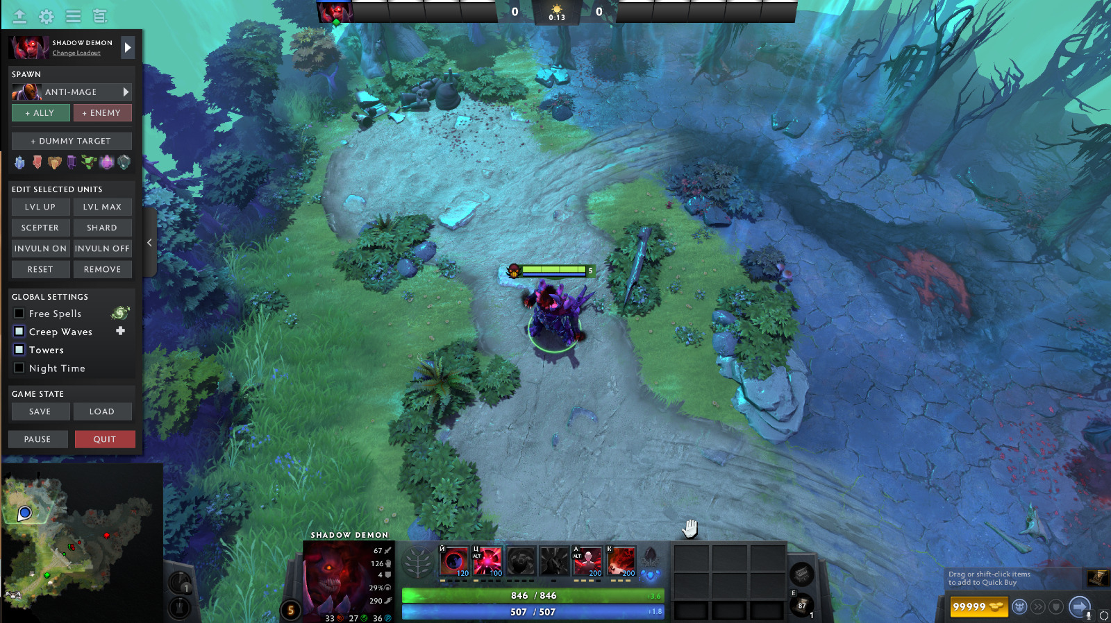 Shadow Demon bug allows upgrading ultimate earlier. That's the bug ...