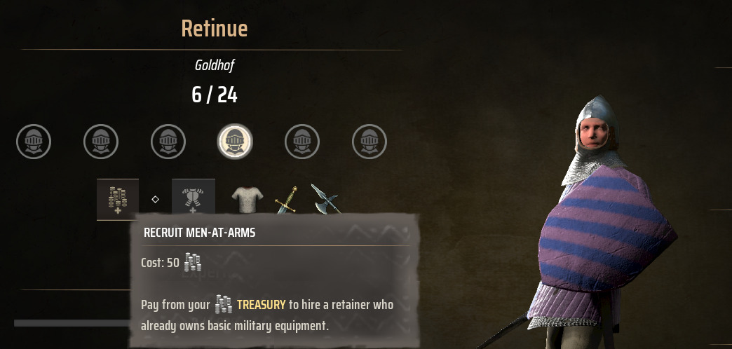 How to get more fighters for your Retinue in Manor Lords. How to hire ...