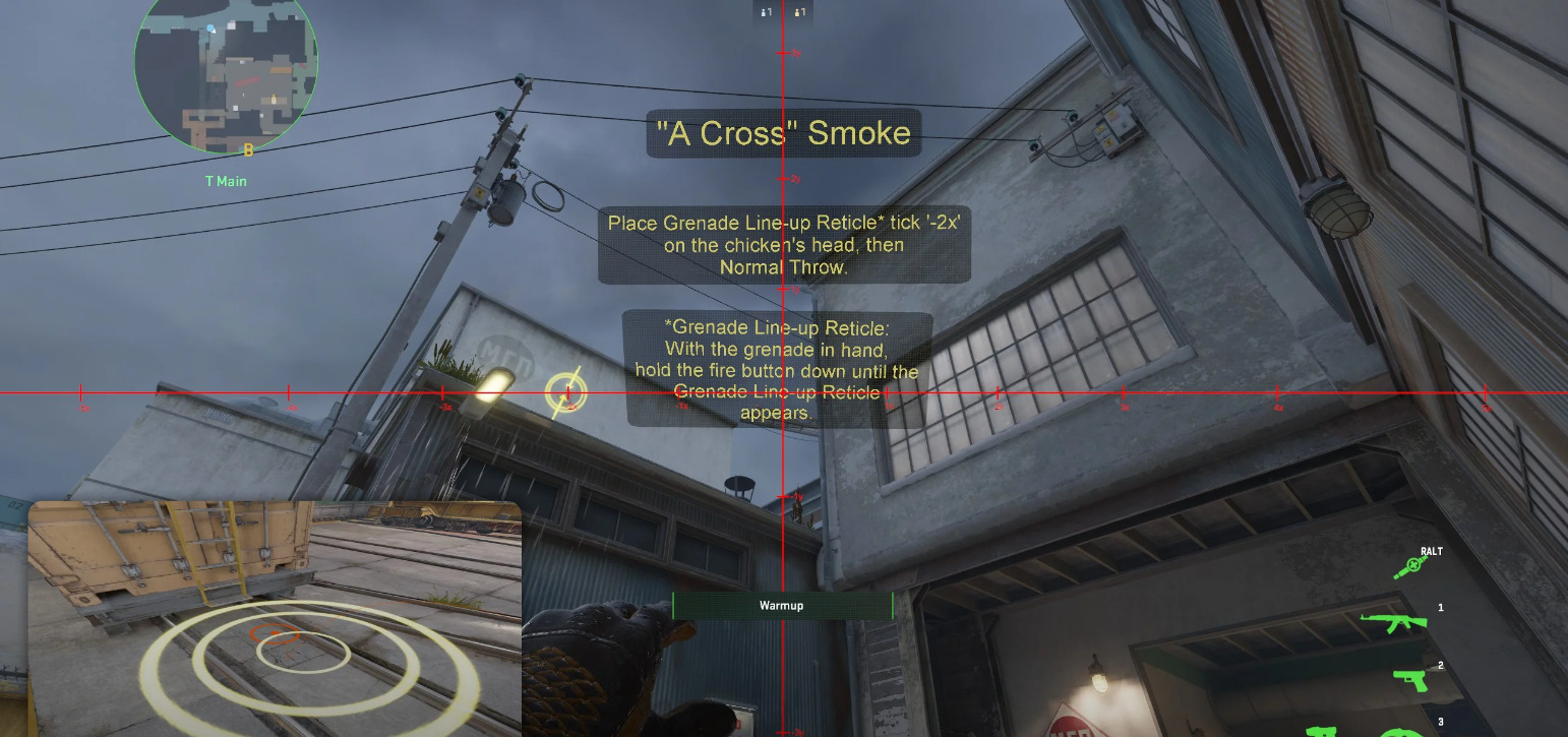 New CS2 Train remake basic nades and callouts. Useful smokes, mollies ...