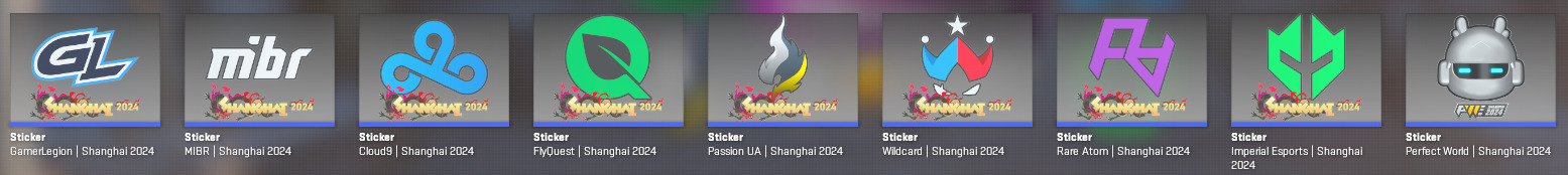 All Shanghai Major 2024 player signature stickers from Autograph Capsules — Escorenews