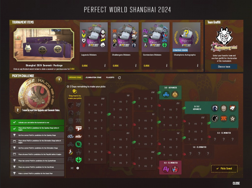 Best Pick'Ems for Shanghai Major 2024 to get Diamond Coin. Pro players and talent predictions ...