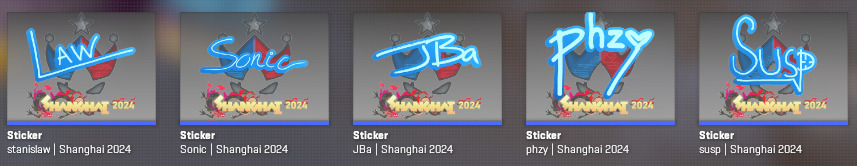 All Shanghai Major 2024 player signature stickers from Autograph Capsules — Escorenews