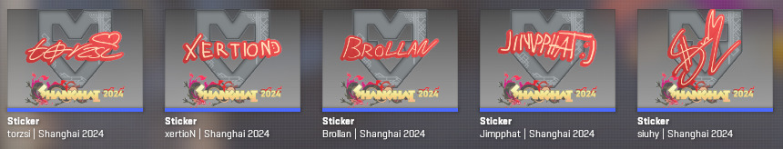 All Shanghai Major 2024 player signature stickers from Autograph Capsules — Escorenews