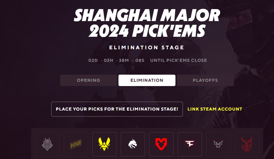 How to make CS2 Major Pick'Ems from mobile or PC without game installed? How to make Shanghai ...