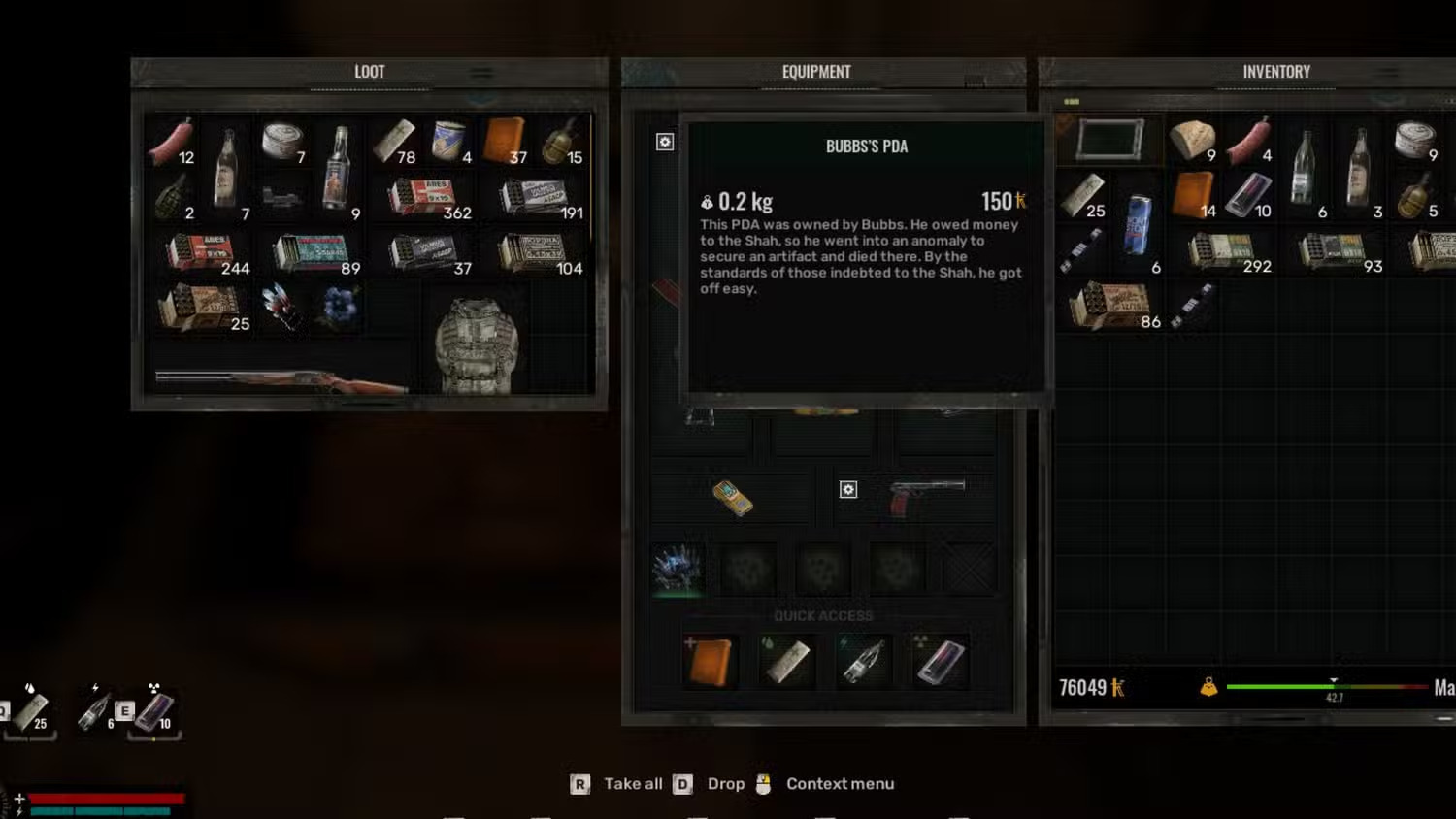 Should you sell or keep PDAs and notes in Stalker 2? Is it safe to sell ...