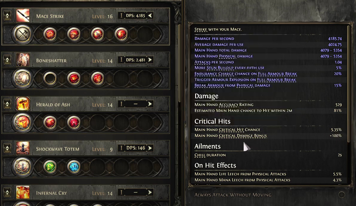 How to see crit chance in Poe 2. Where to find critical strike chances ...