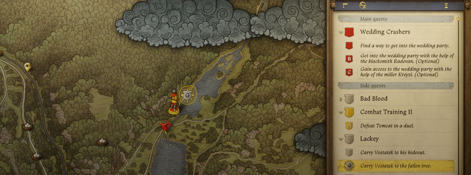 How to see quest objective markers on map in Kingdom Come Deliverance 2 ...