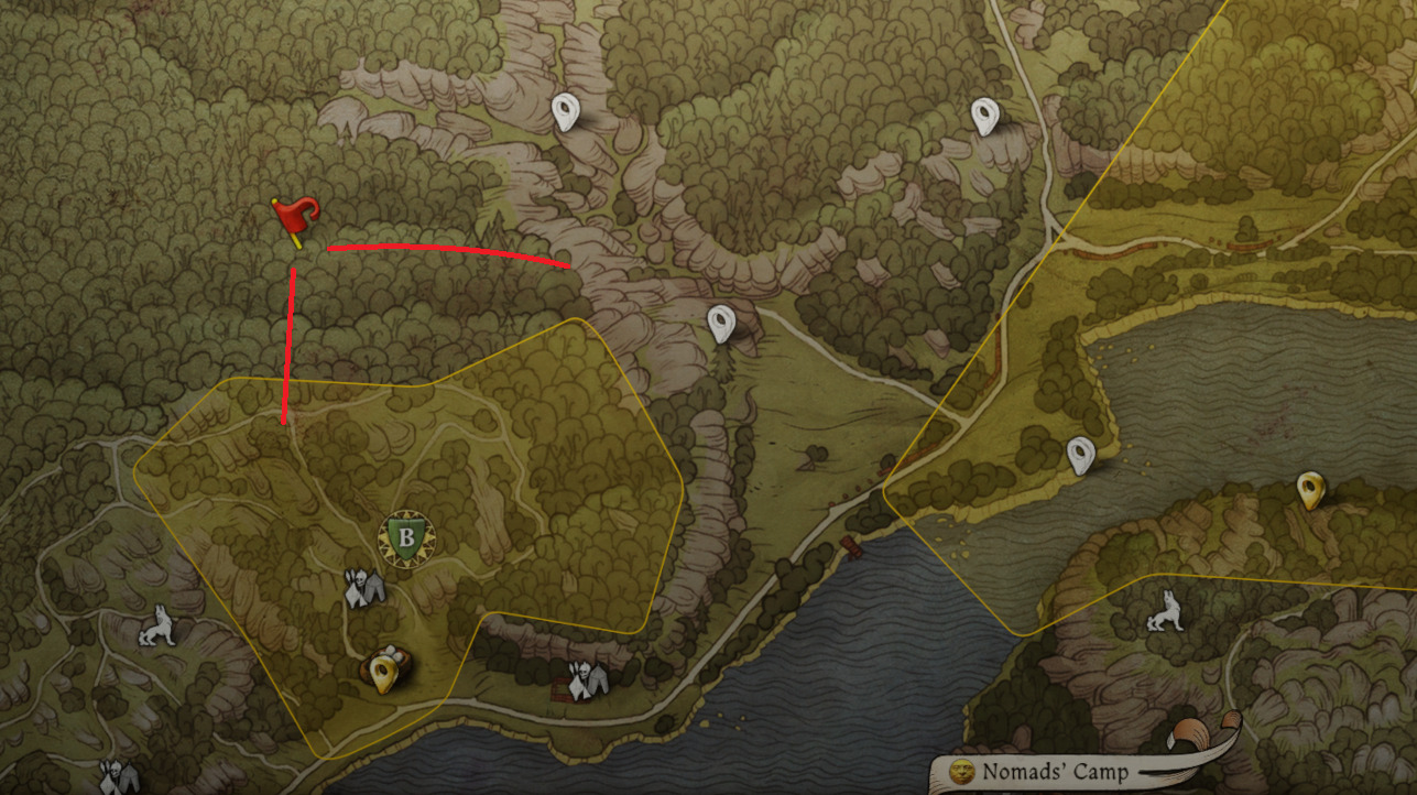 How to find Excalibur secret in KCD2. Location of Sword in Stone easter ...