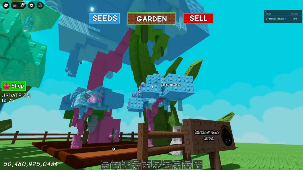 Как получить Сandy Blossom в Grow a Garden для Роблокс — Escorenews