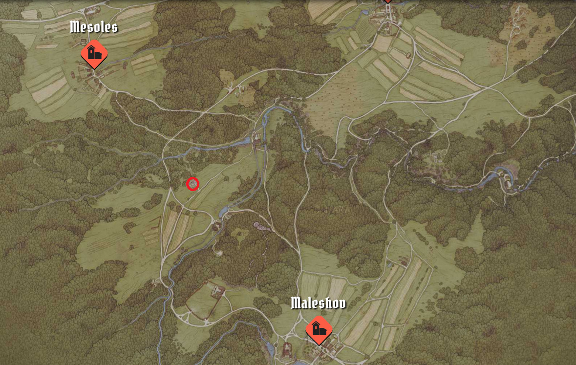 How to find secret stash, In the Service of the Guild in KCD2. Where is ...