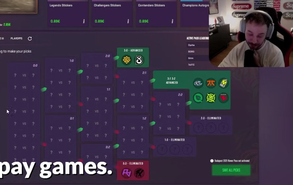 Best Pick'Ems for Stage 1 of StarLadder Budapest Major 2025. Pickems ...