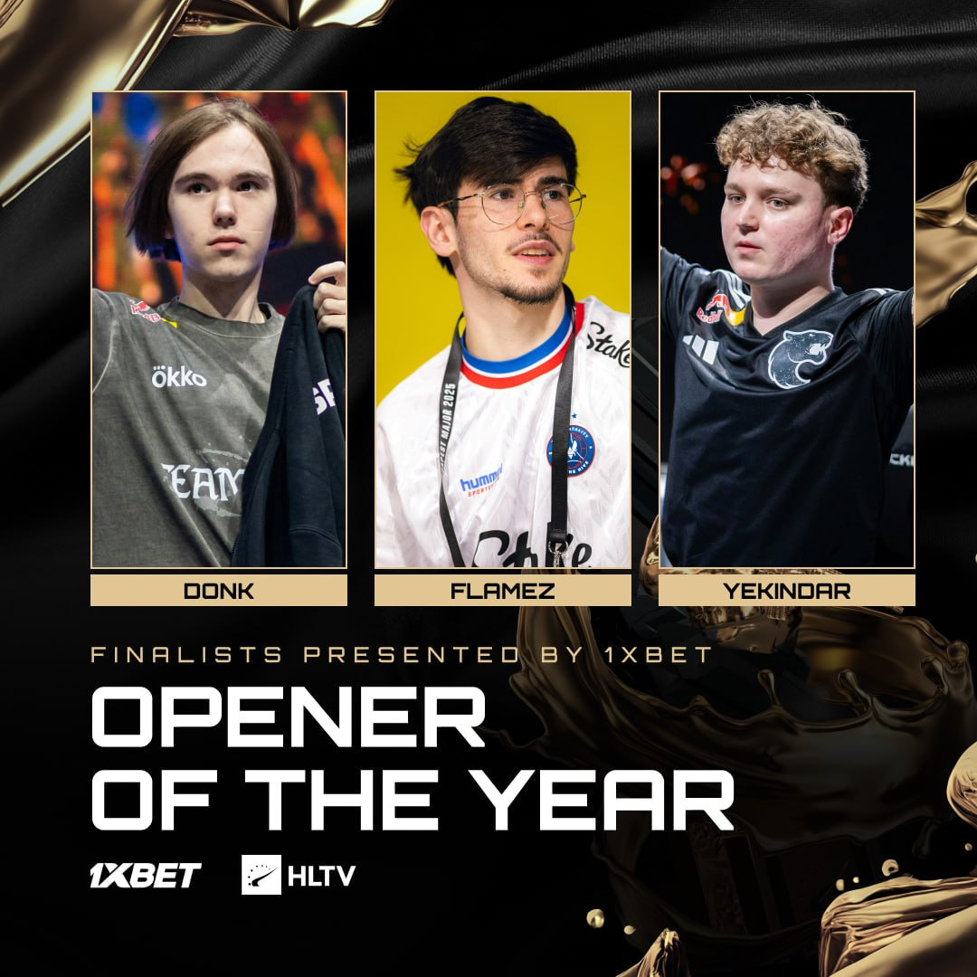 Donk can win three HLTV awards in 2025, ZywOo can only win two — Escorenews